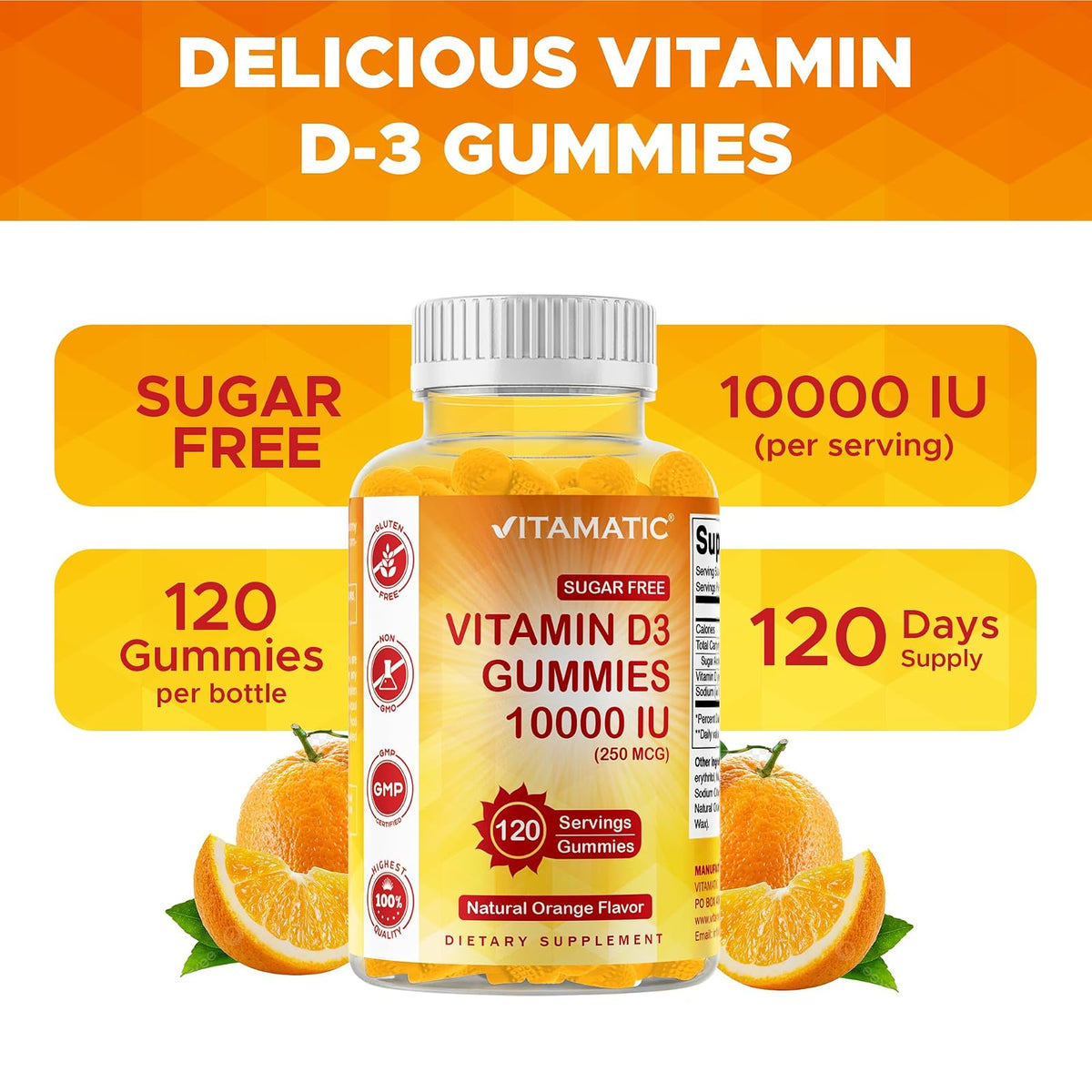 Vitamatic Vitamin D3 for bone strength