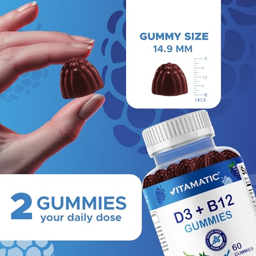 Vitamatic Vitamin D3 gummies for bone health