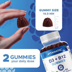 Vitamatic Vitamin D3 gummies for bone health