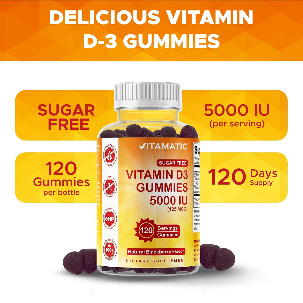 Vitamatic vitamin D3 supports mood balance