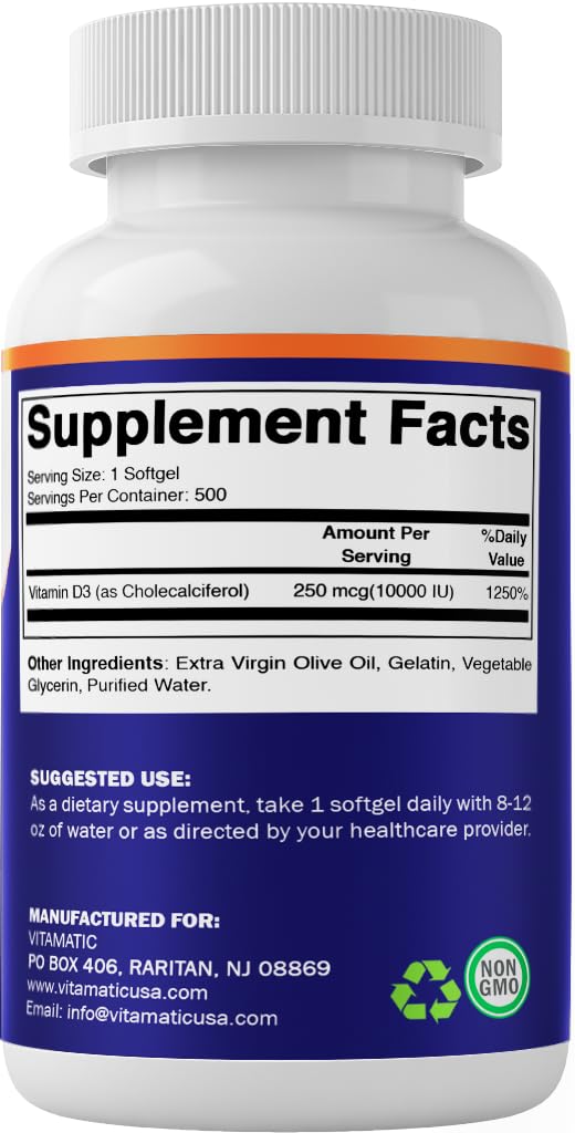 Vitamatic Vitamin D3 with K2