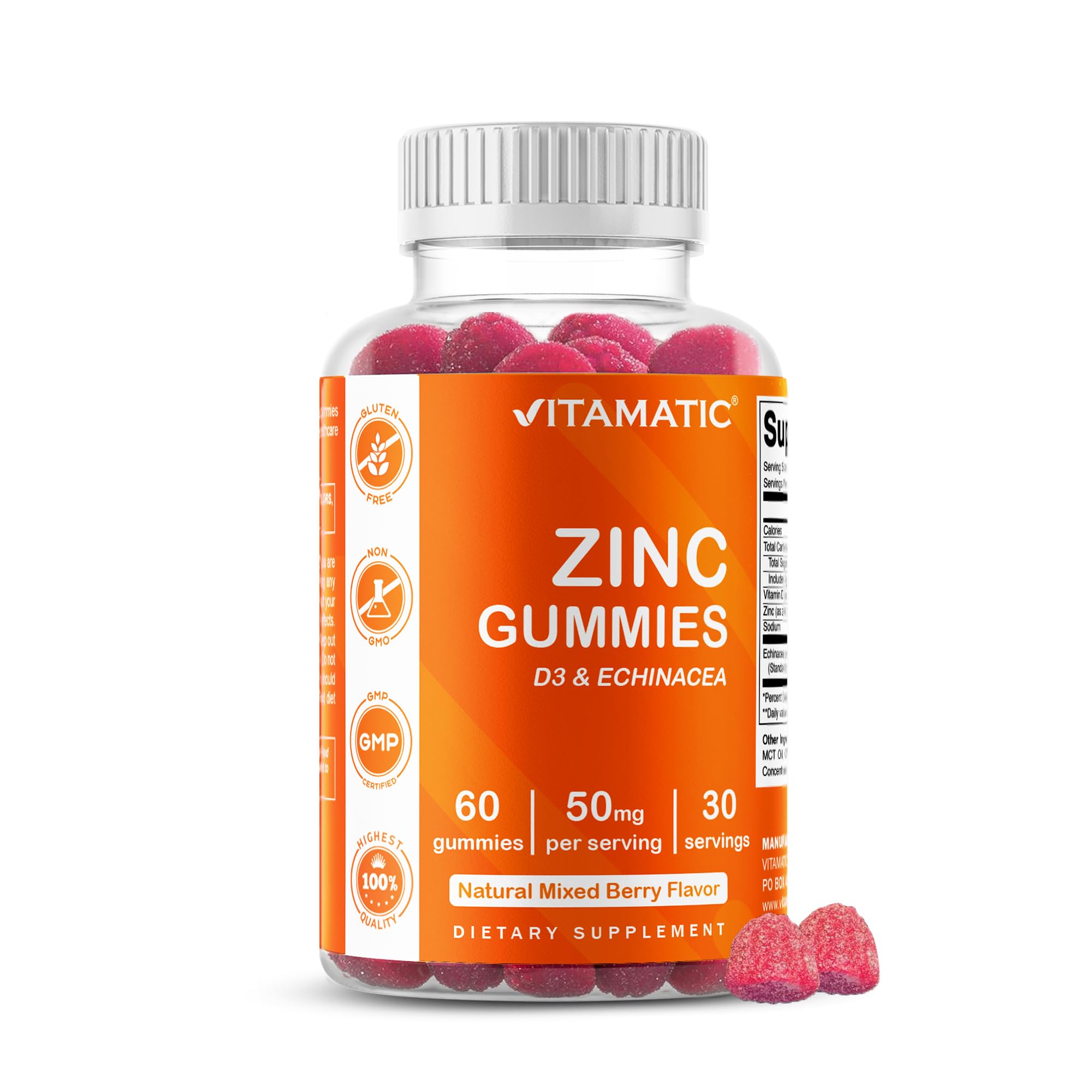 Vitamatic Zinc gummies for immunity