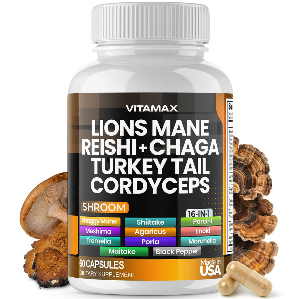 Vitamax Lion's Mane mushroom capsules