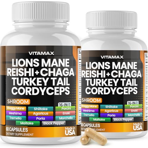 Vitamax mushroom blends for brain health