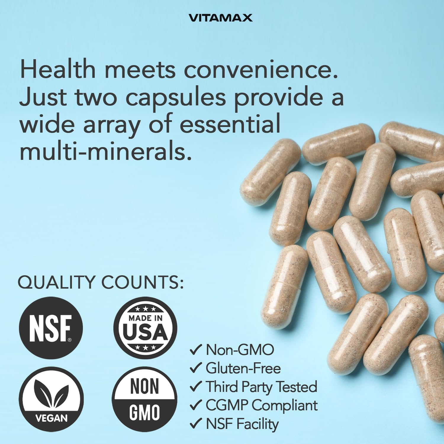 Vitamax supplements for overall health