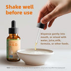 Vitamin A and D liquid for children