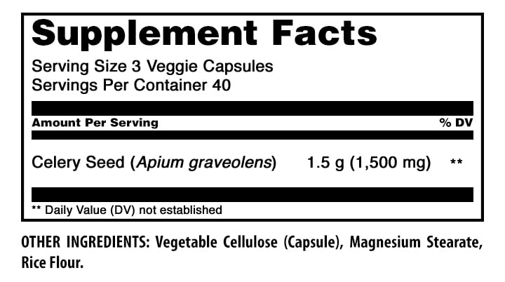 vitamin A benefits from celery
