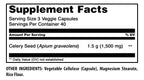 vitamin A benefits from celery
