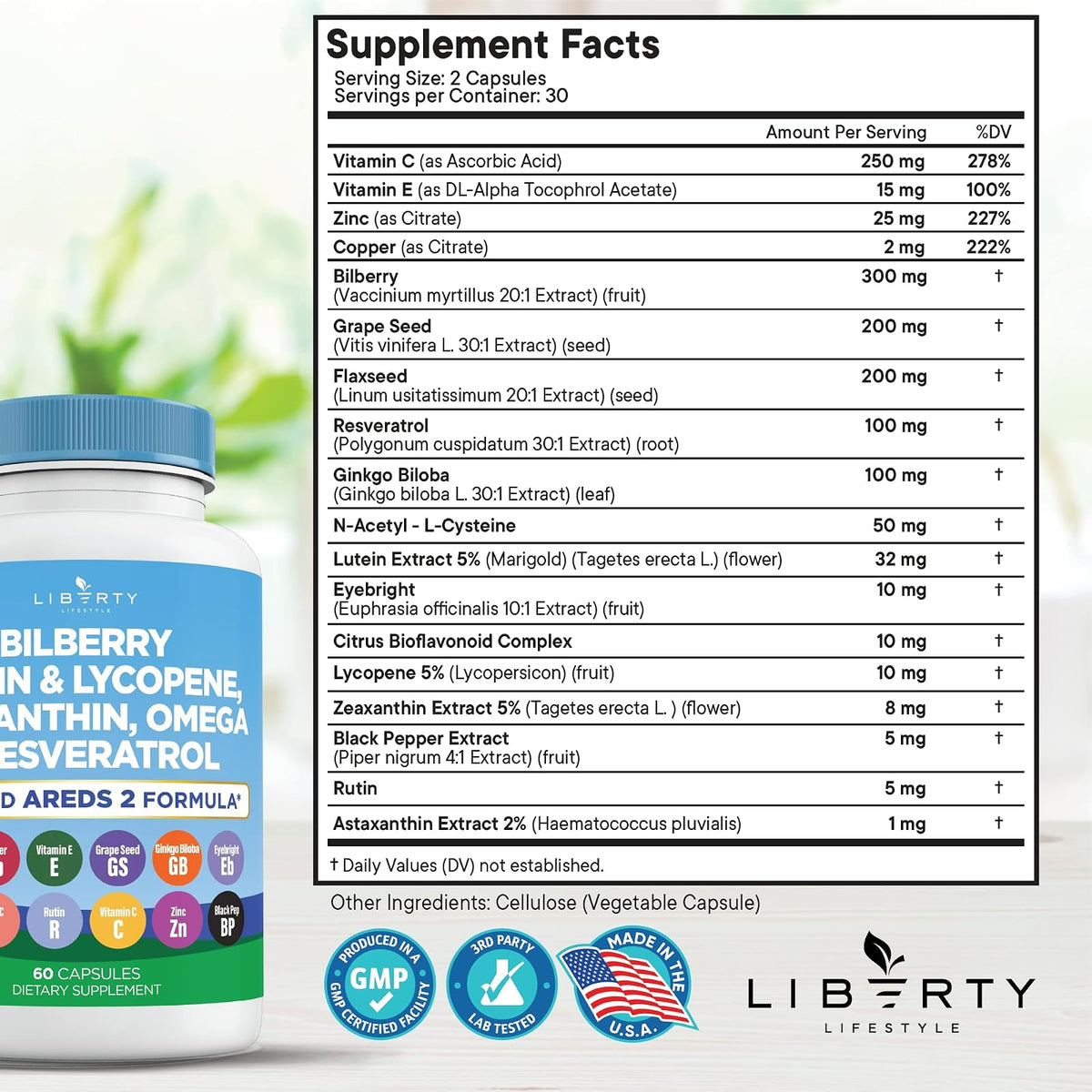 Vitamin A capsules for vision support