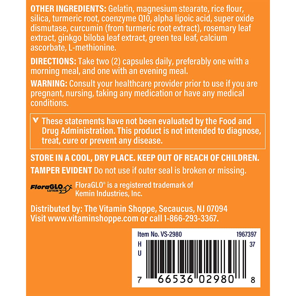 Vitamin A capsules with lutein benefits