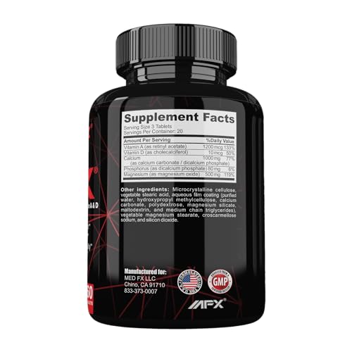 Vitamin A&D enriched calcium supplement