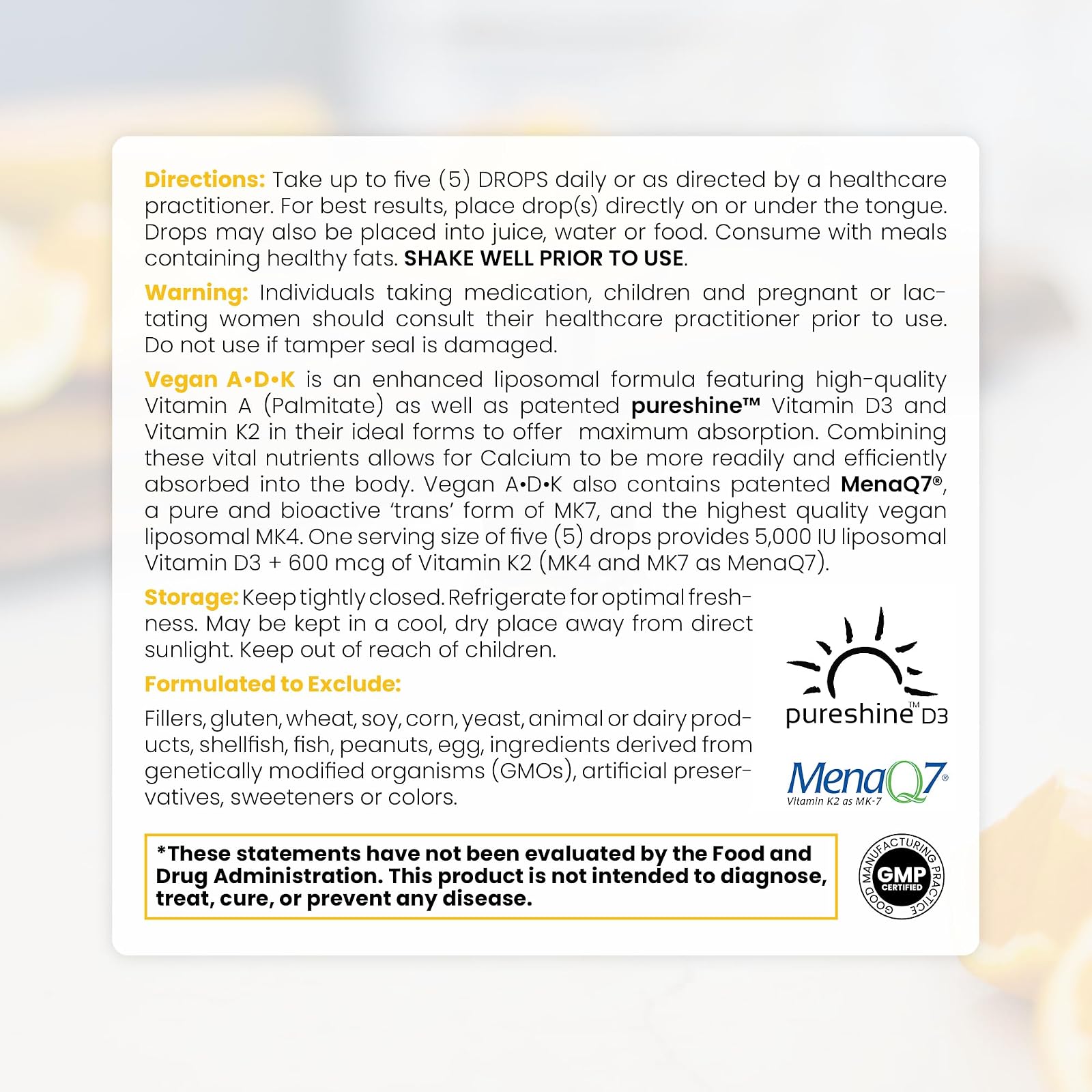 vitamin a d3 k2 health support