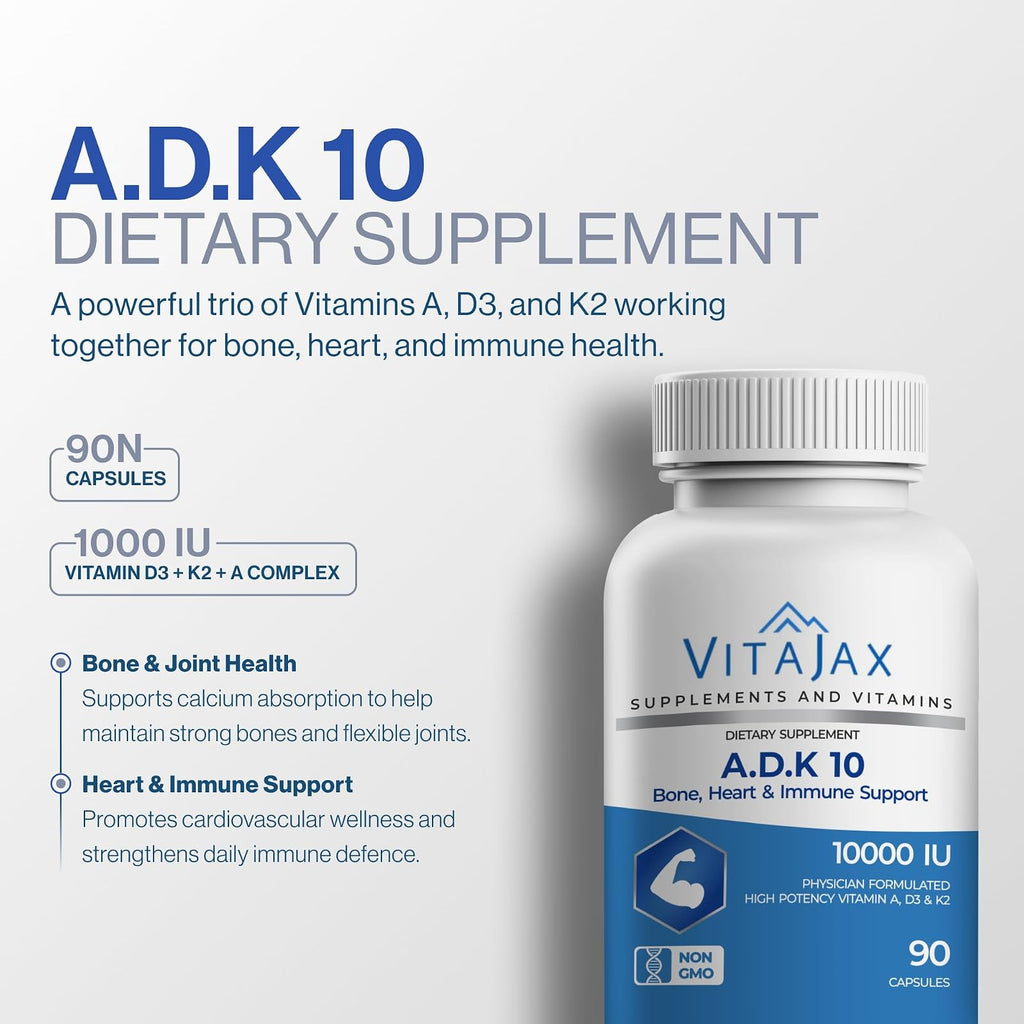 Vitamin A D3 K2 MK-7 benefits
