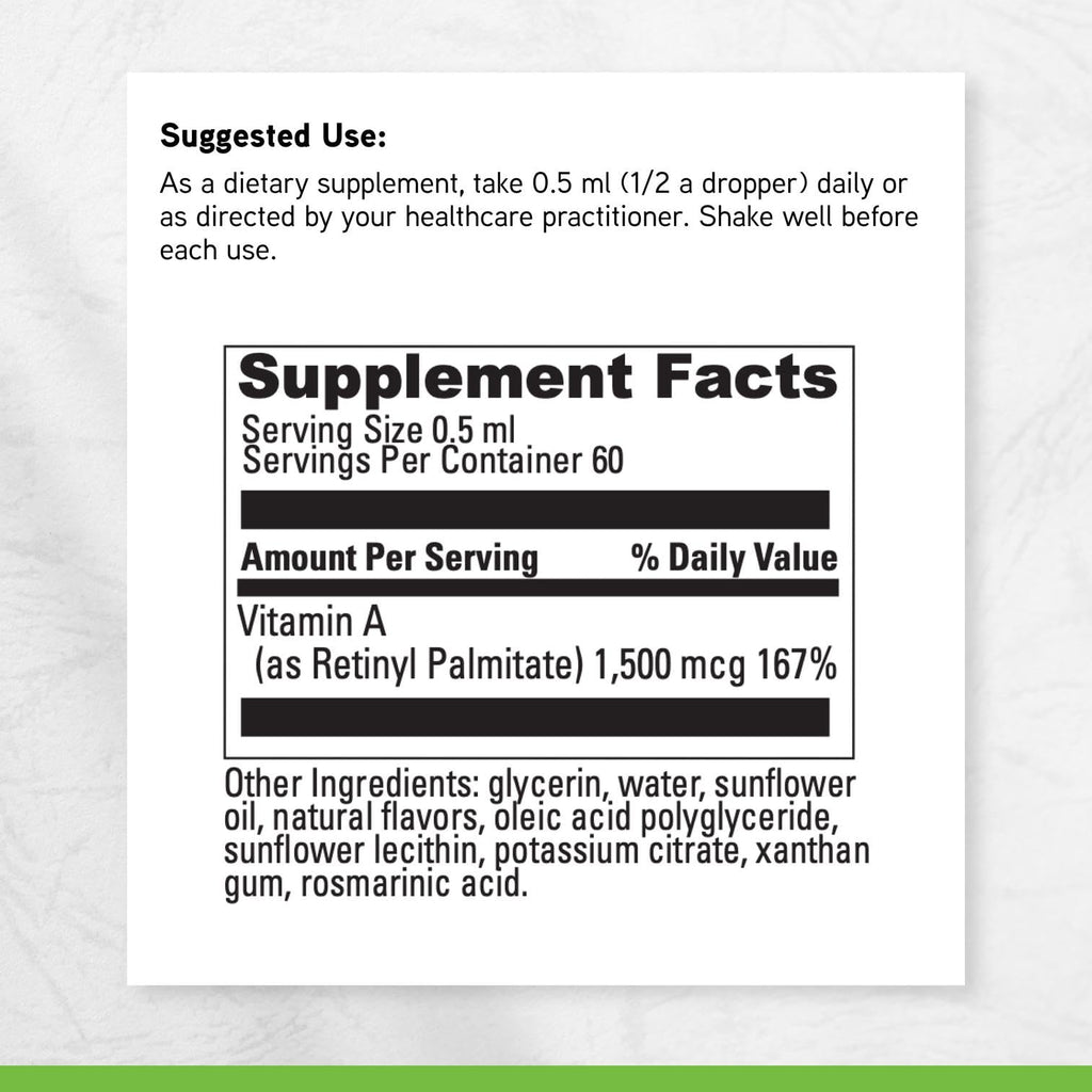 vitamin a drops for overall health