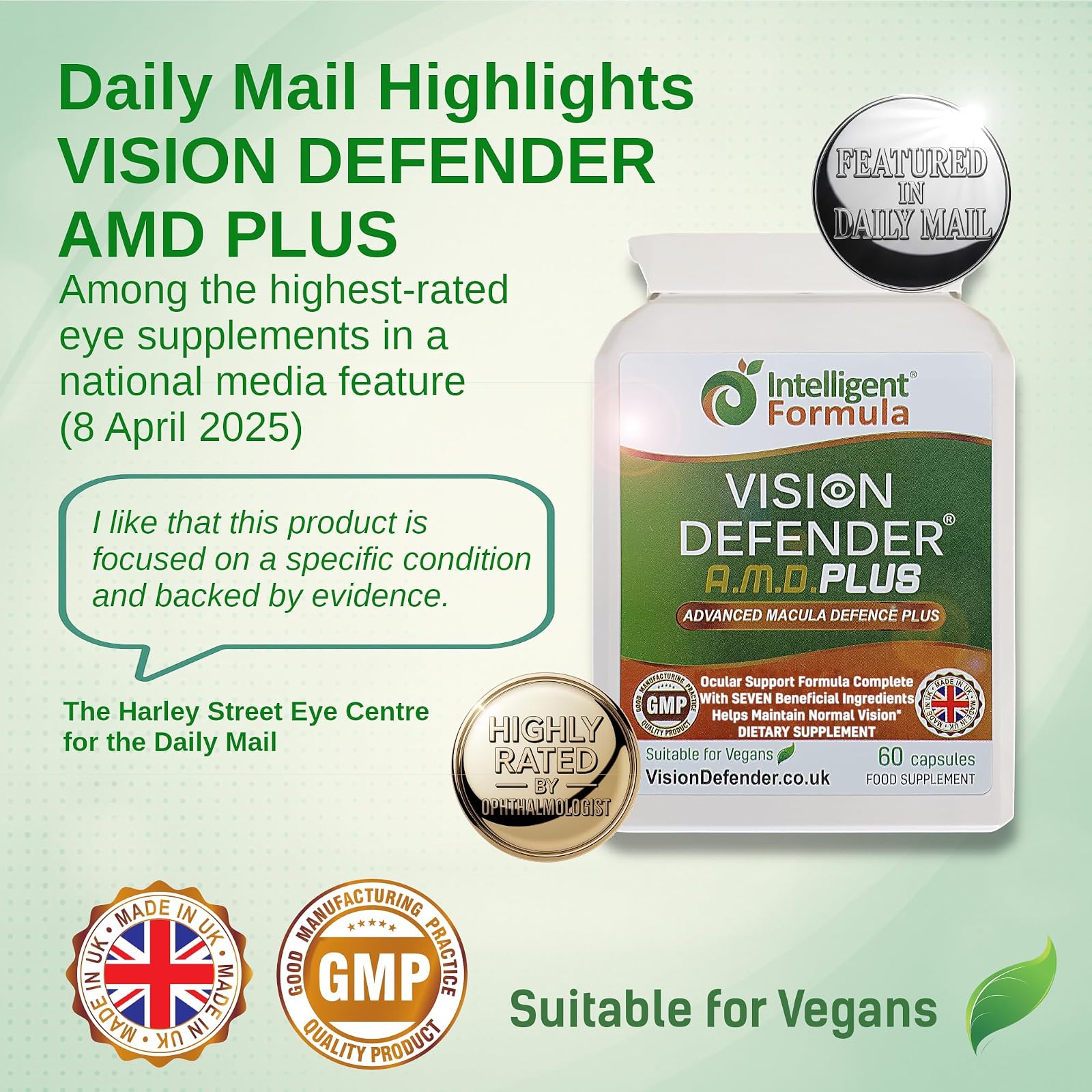 Vitamin A enriched eye support capsules