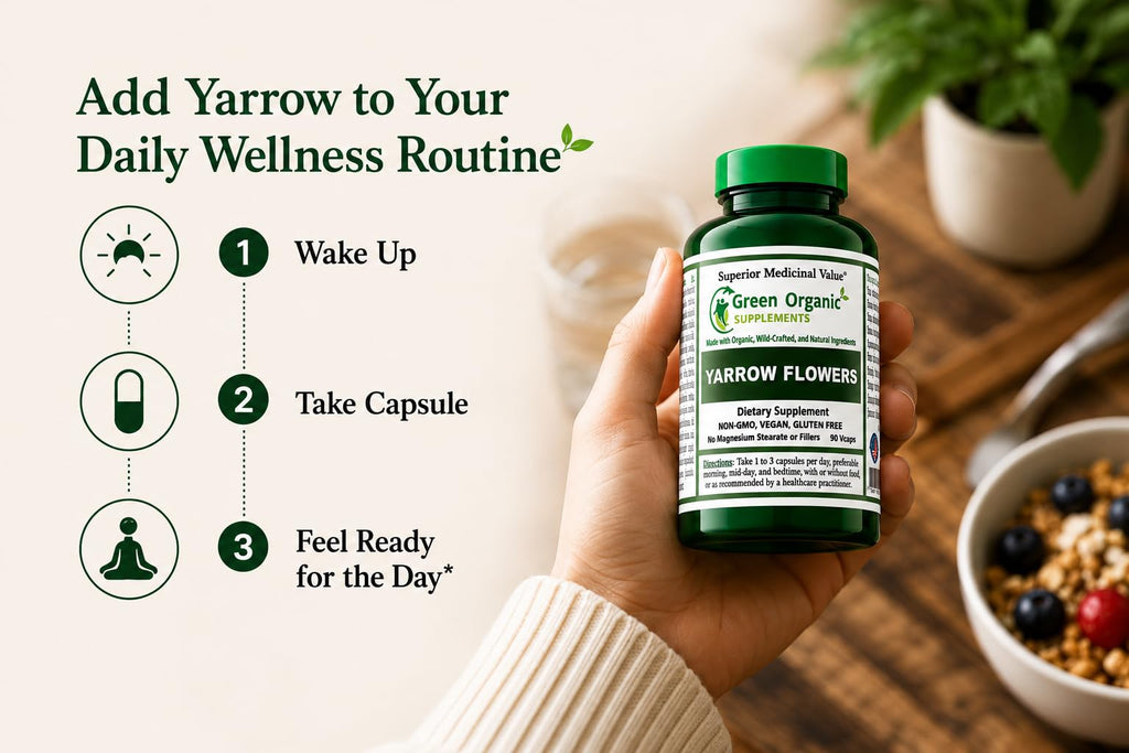 vitamin a enriched yarrow flower