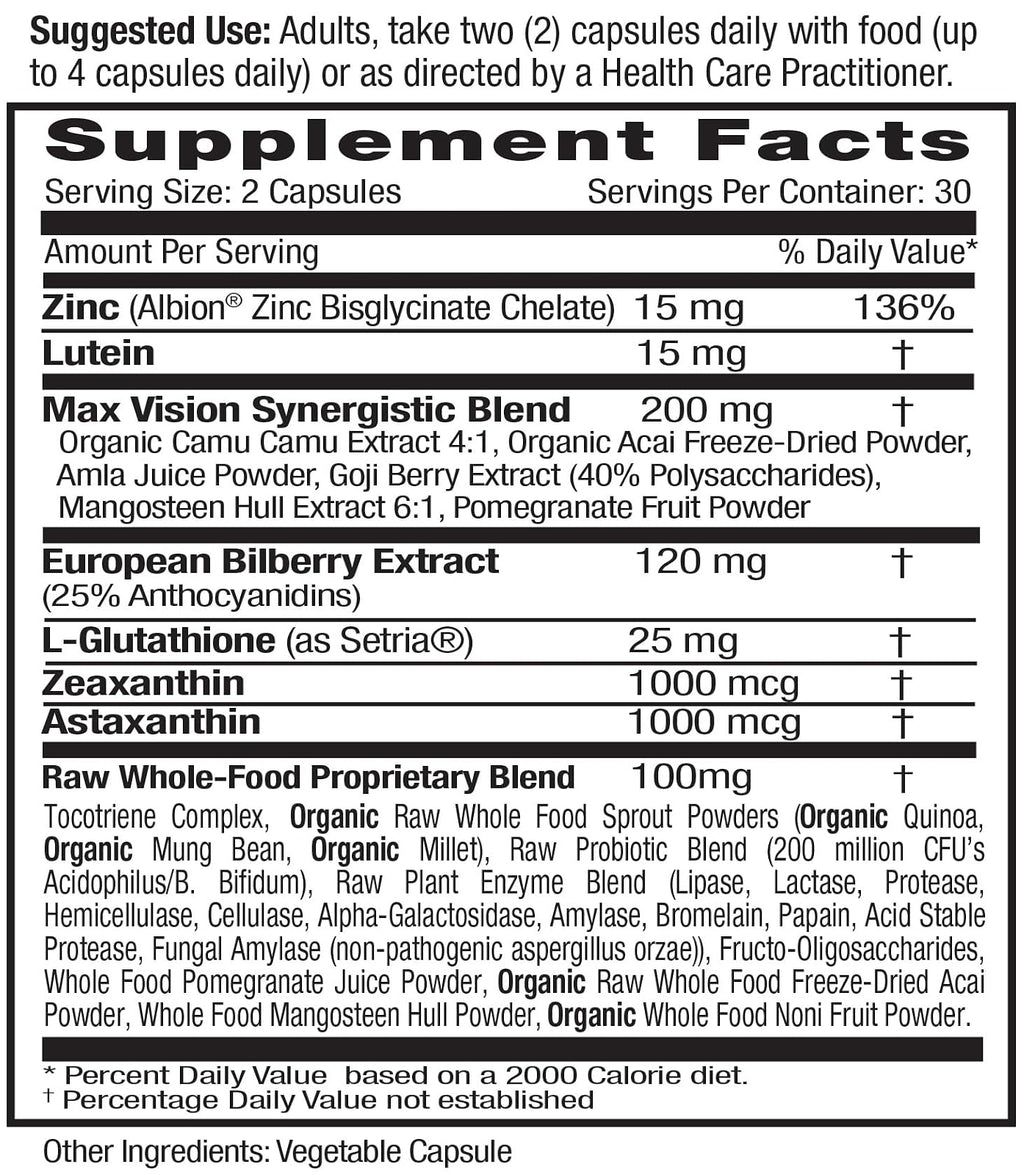 Vitamin A for eye support
