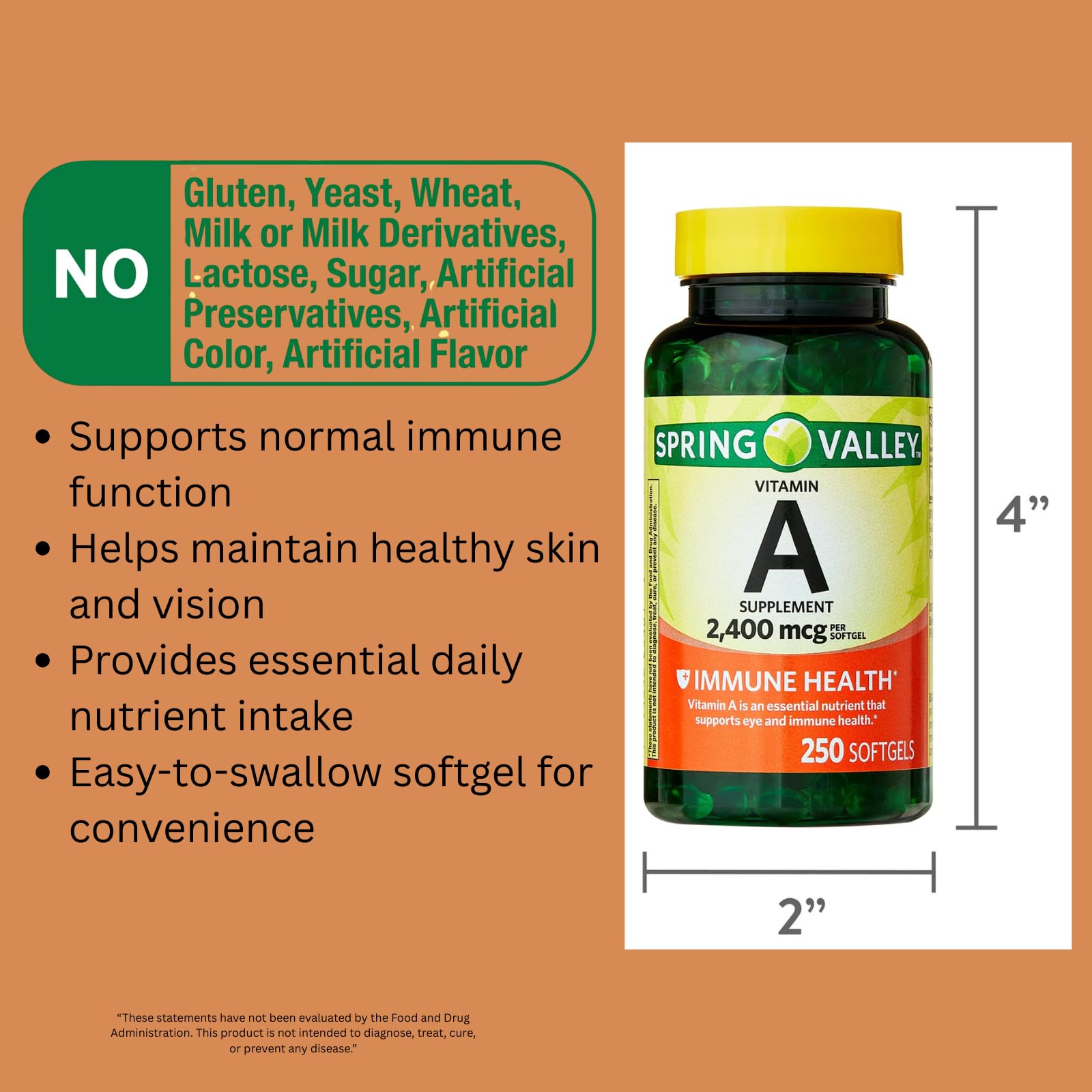 Vitamin A for healthy skin glow