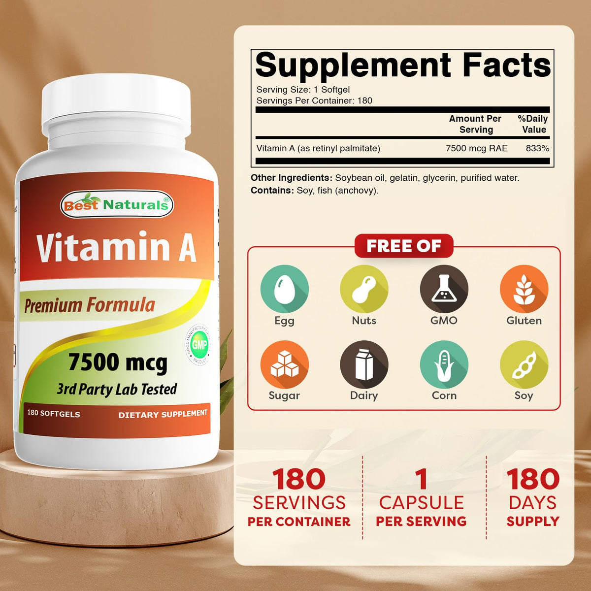 Vitamin A for healthy vision