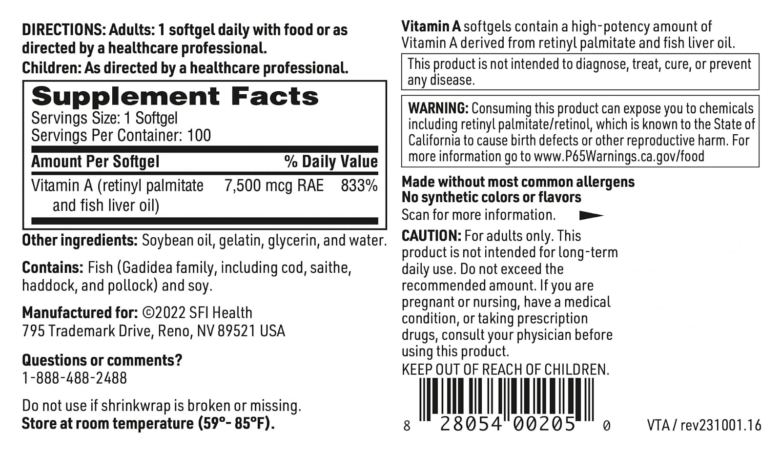 vitamin A for skin health