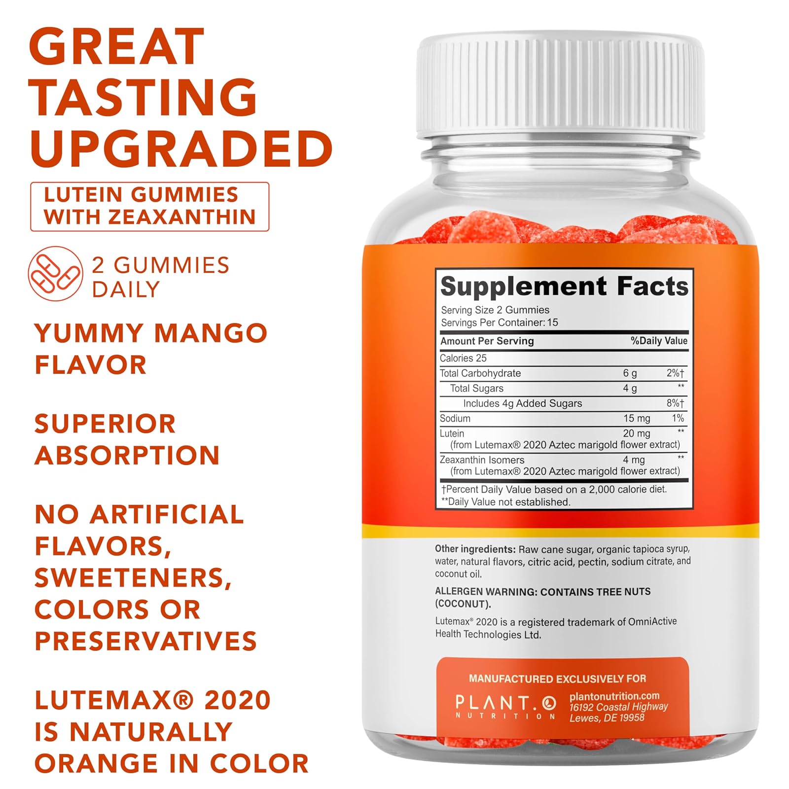 Vitamin A gummies for eye health