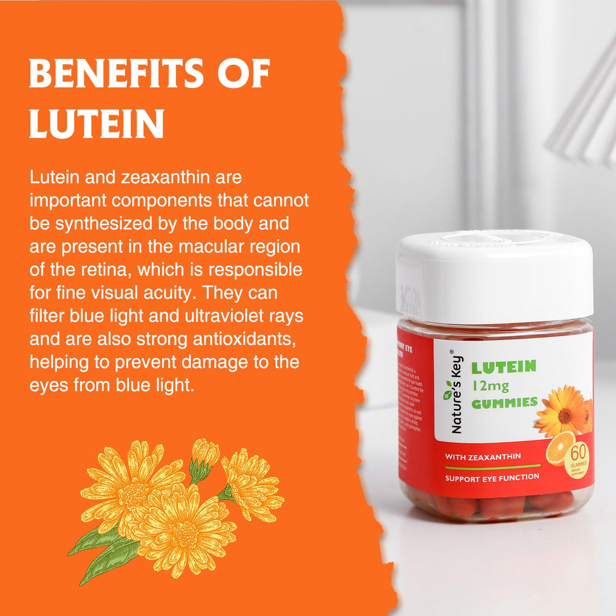 Vitamin A gummies for eye health
