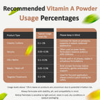 vitamin a powder for overall wellness