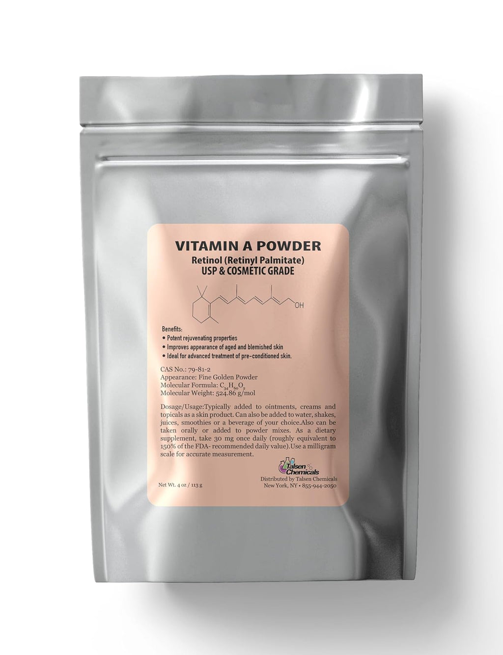 vitamin a powder for skin health