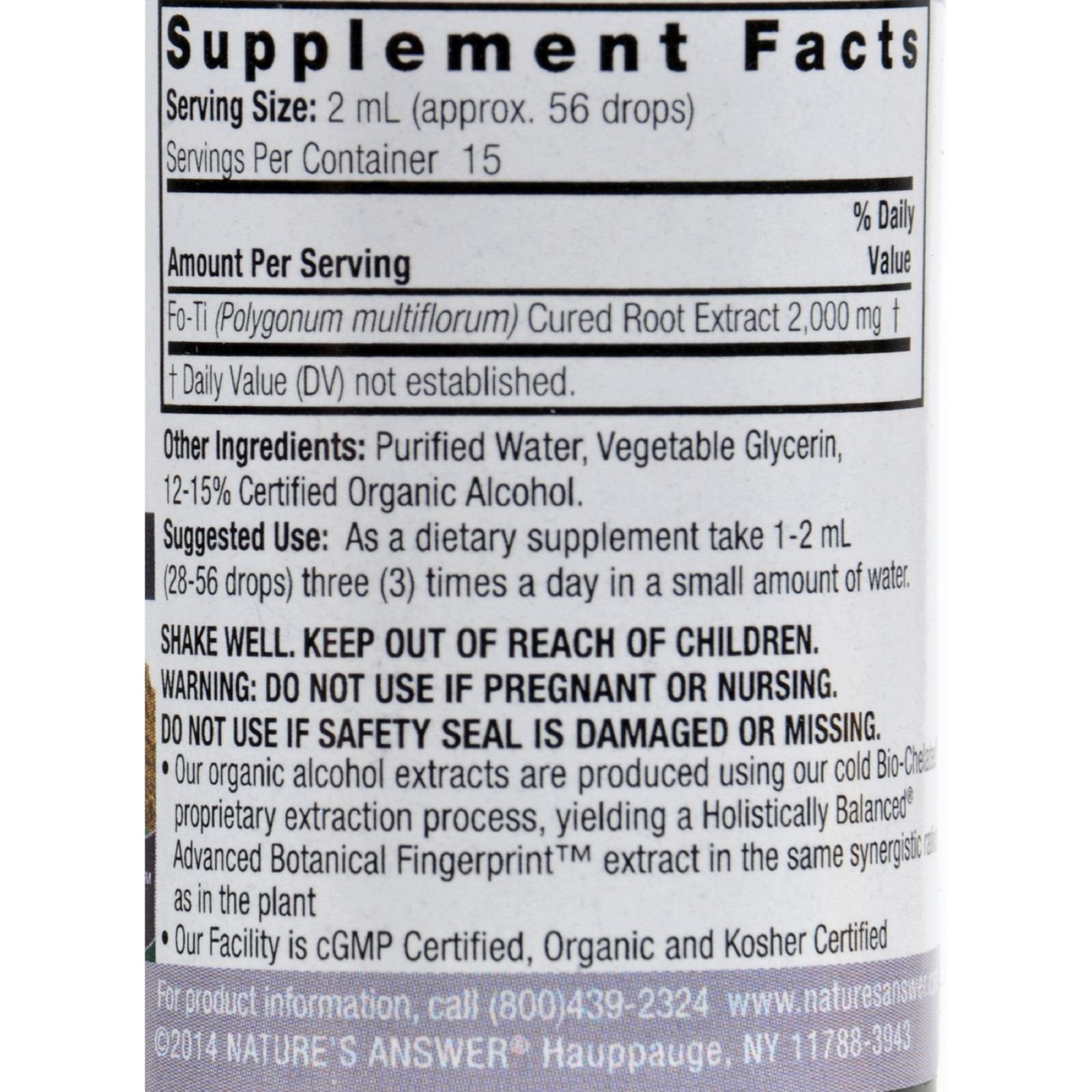 Vitamin A rich Fo-Ti extract