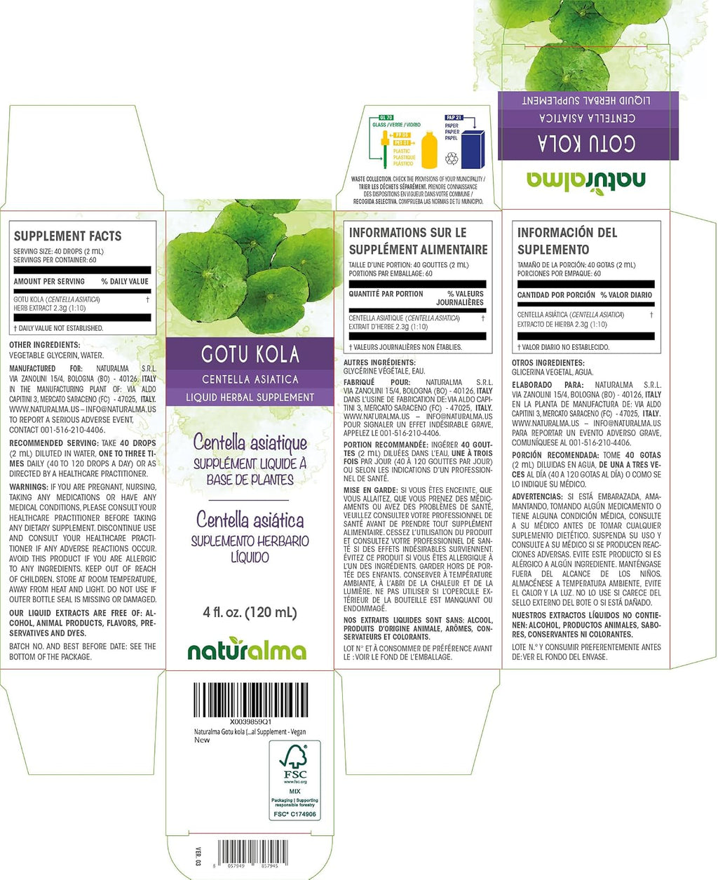 Vitamin A rich Gotu Kola extract