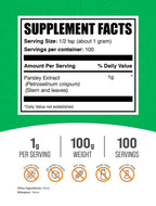 Vitamin A rich Parsley Extract Powder