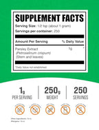 Vitamin A rich Parsley Extract Powder