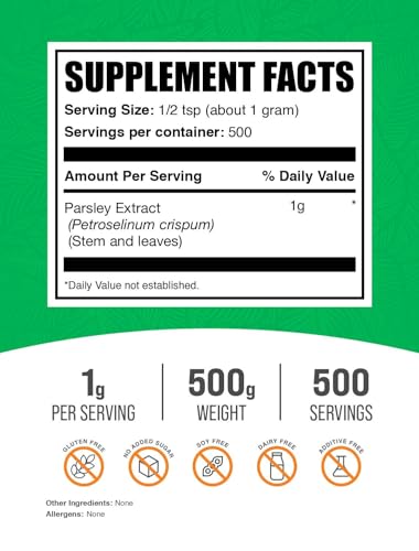 Vitamin A rich parsley extract powder