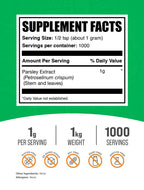 vitamin A rich parsley extract