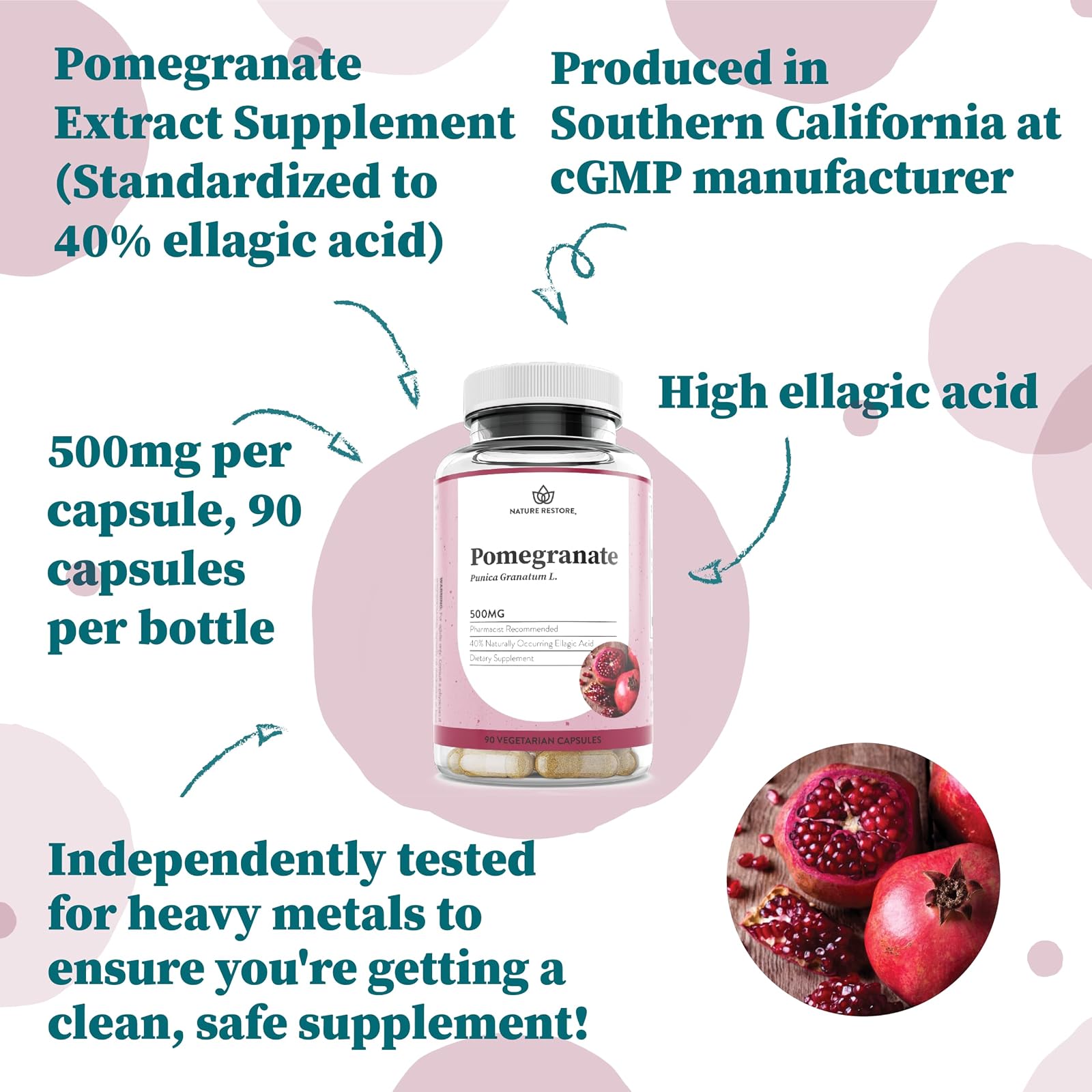 vitamin A rich pomegranate extract