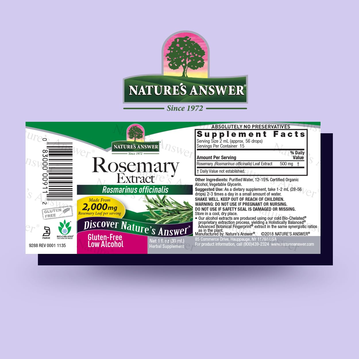Vitamin A rich rosemary extract