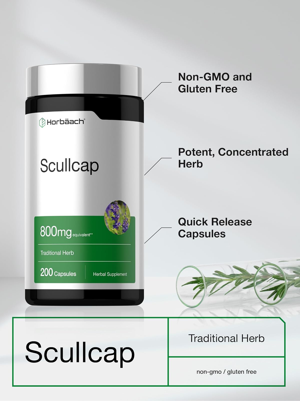 vitamin A rich skullcap extract