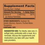 Vitamin A softgels for daily nutrition