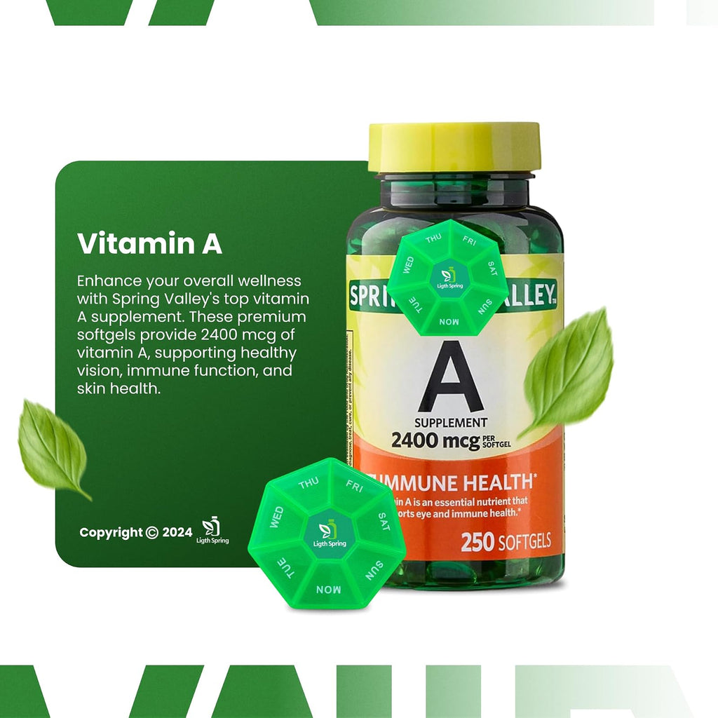Vitamin A softgels for daily wellness