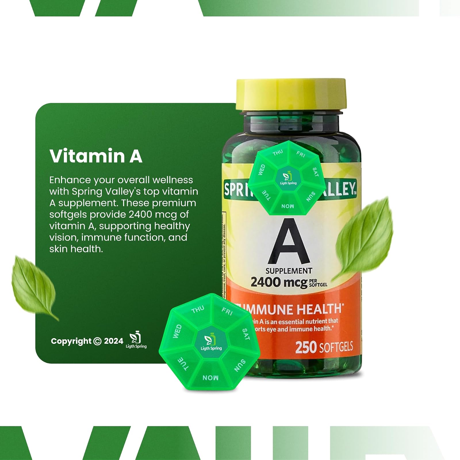 Vitamin A softgels for daily wellness