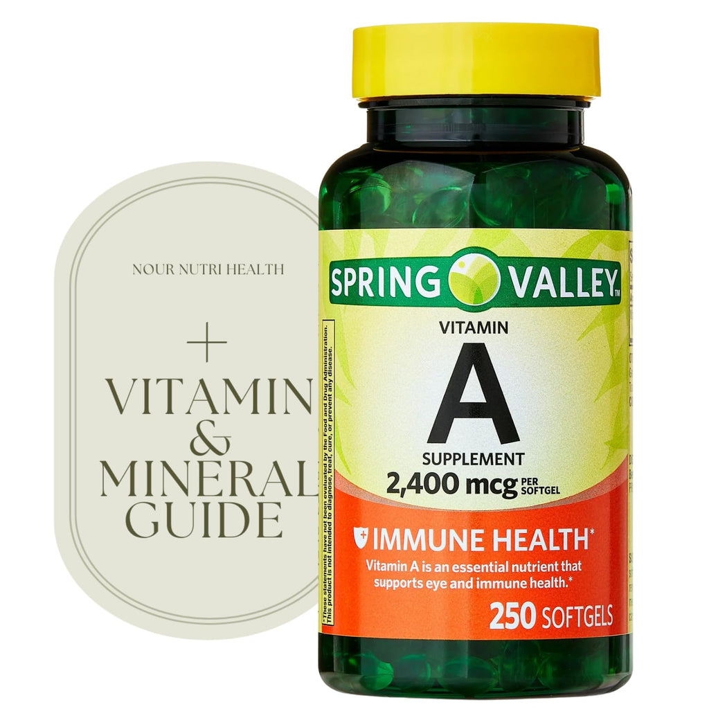 Vitamin A softgels for eye health
