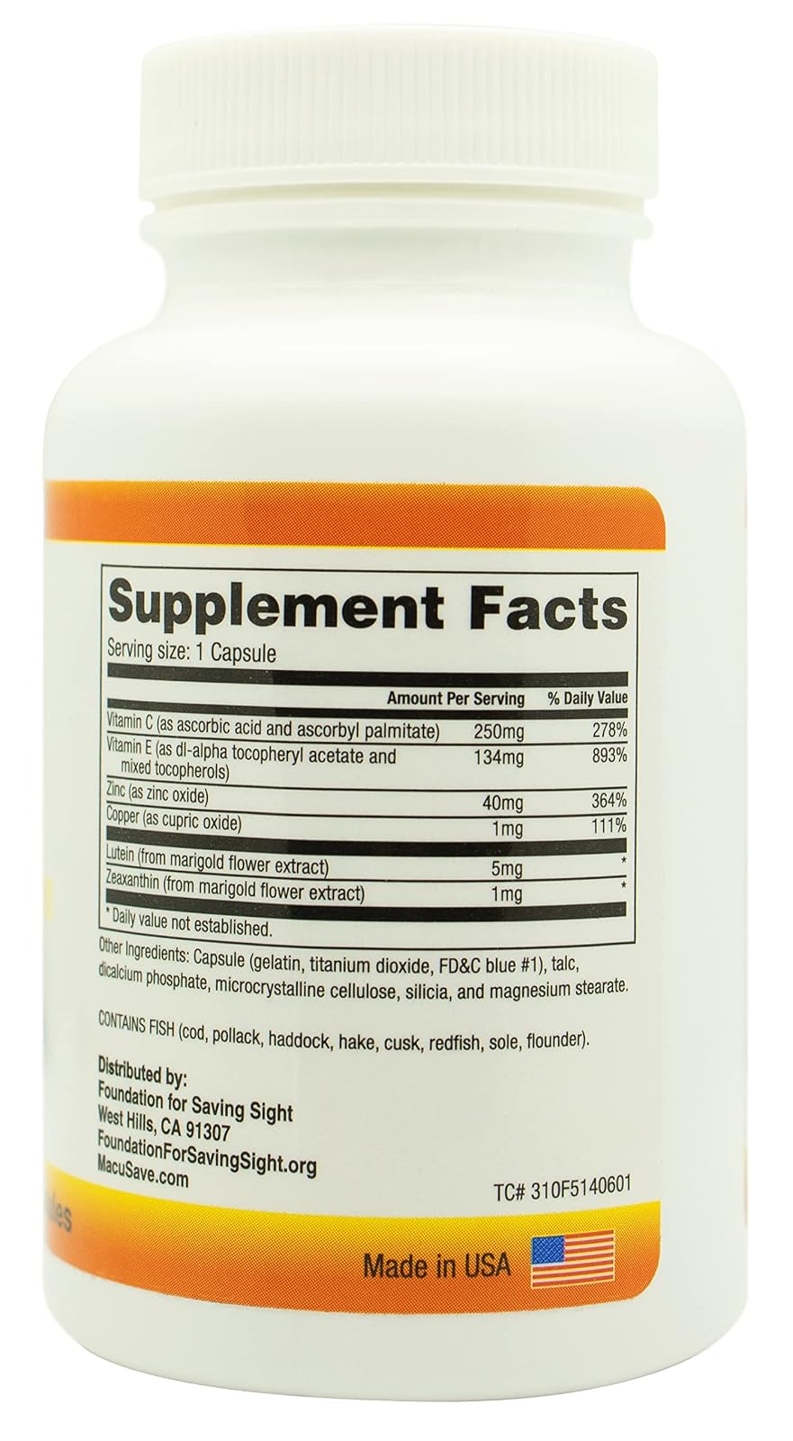 Vitamin A supplement for eye health