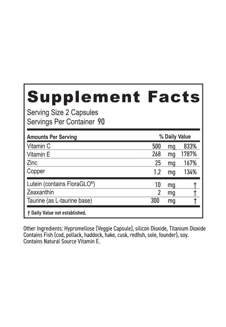 Vitamin A supplement for eye support