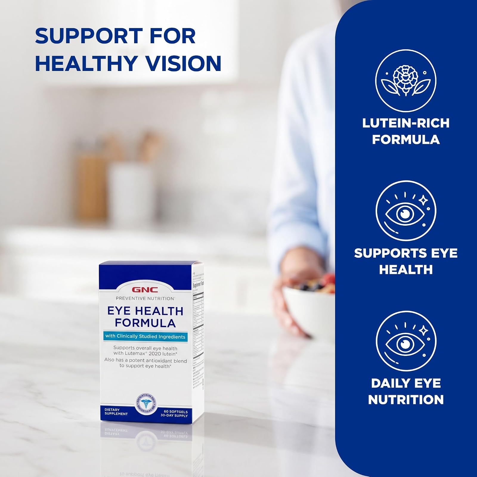 Vitamin A supplement for eyes