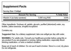 Vitamin A supplement for healthy skin