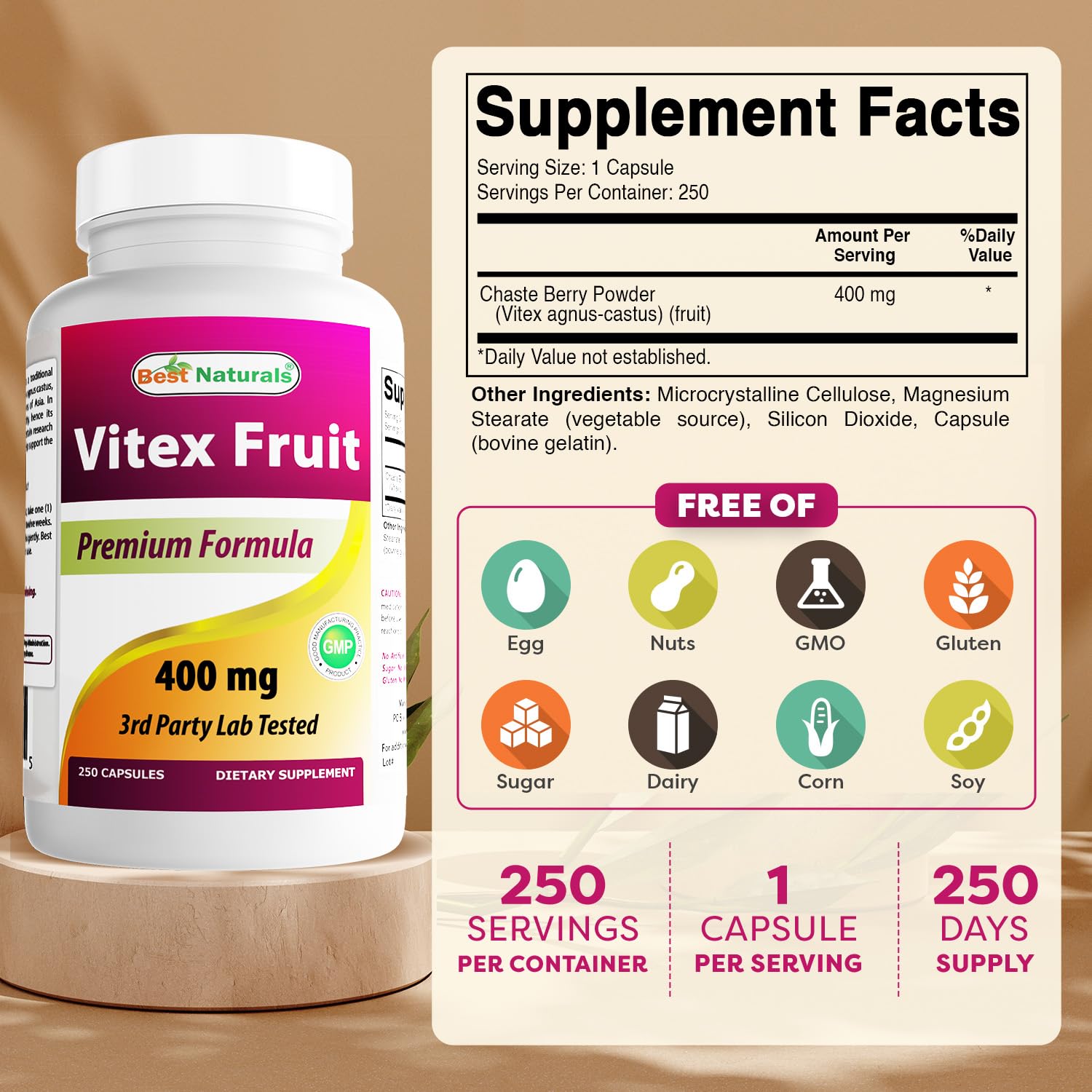 Vitamin A supplement for hormonal balance