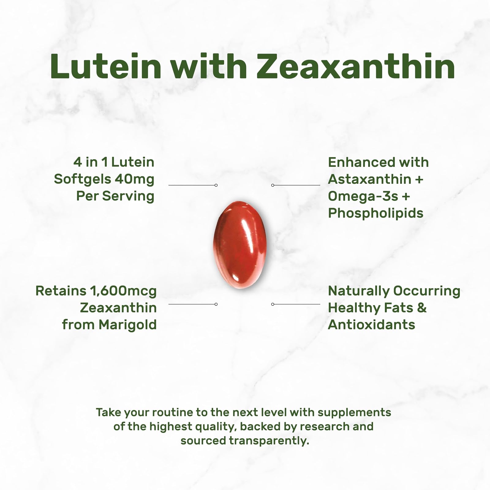 Vitamin A supplement for vision support