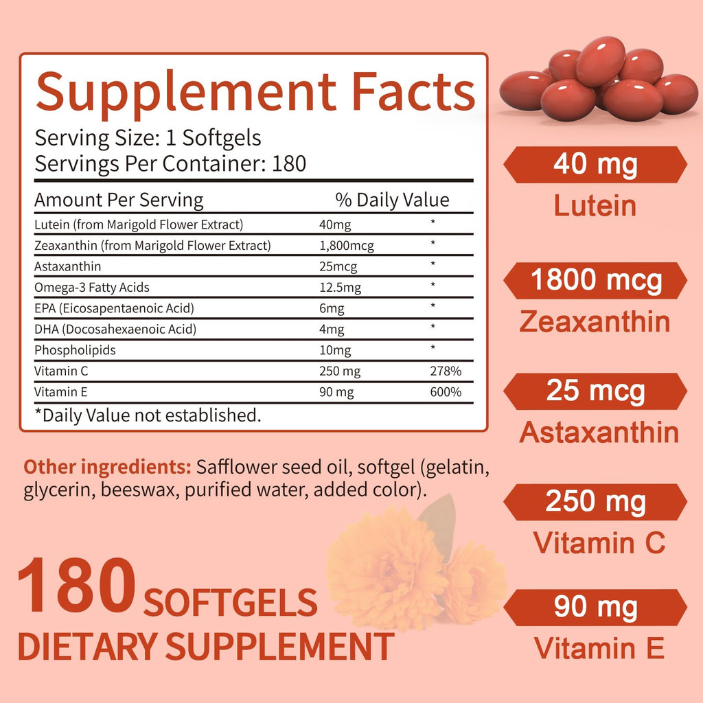 Vitamin A supplement for vision support
