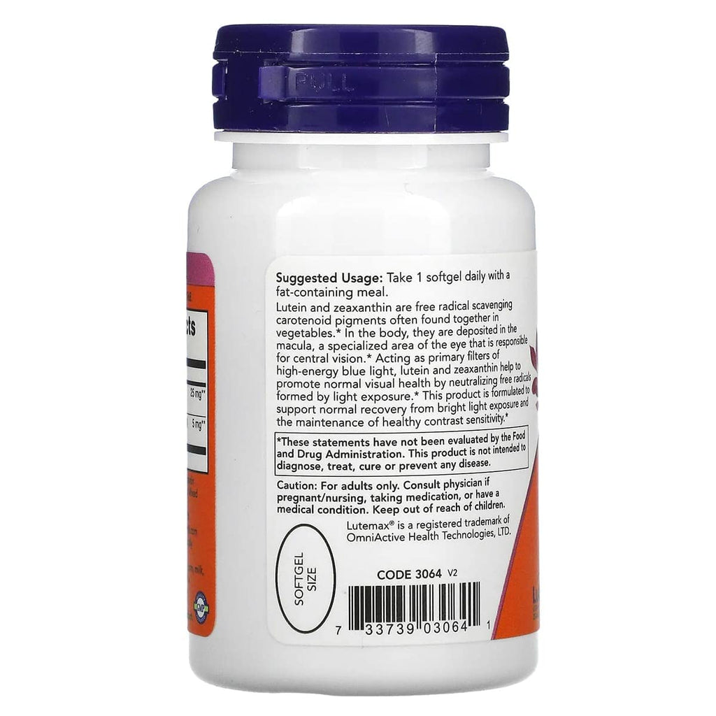 Vitamin A supplement with lutein benefits