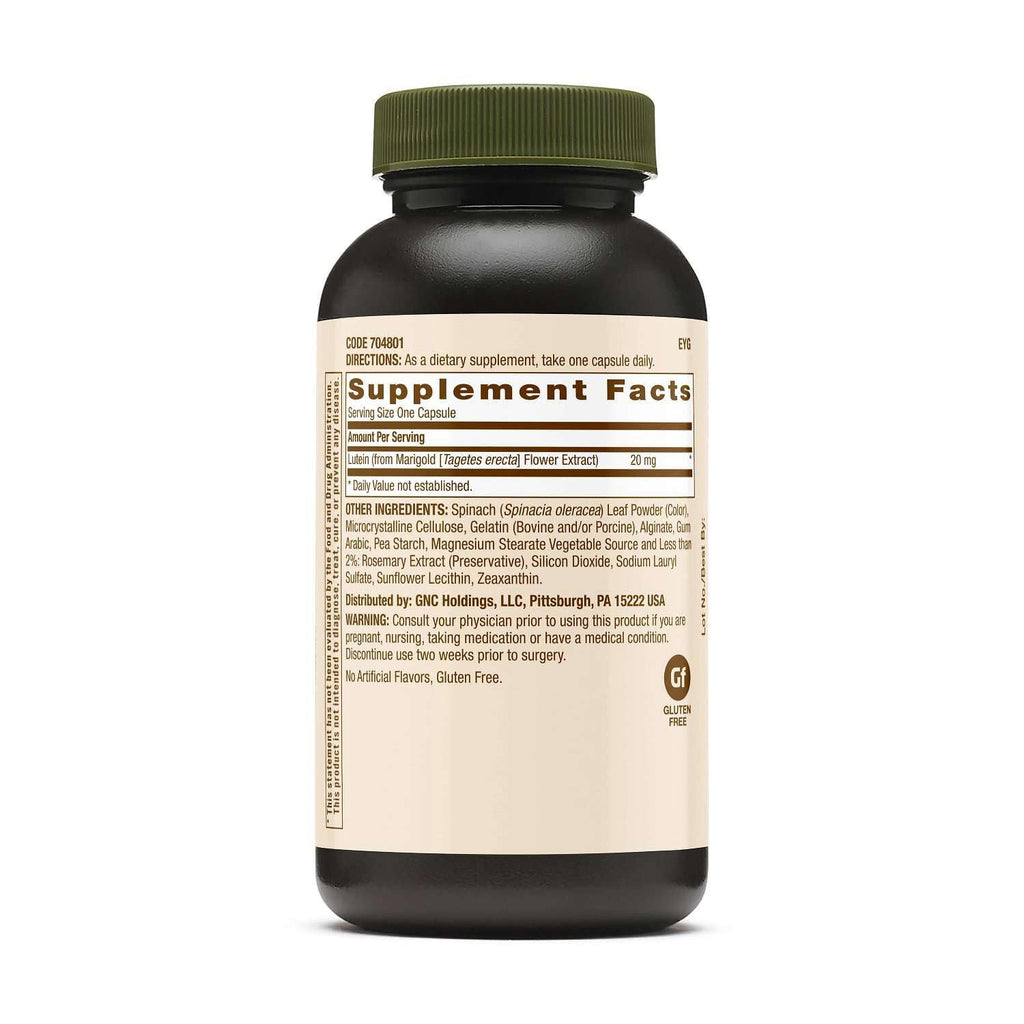 Vitamin A supplement with lutein benefits
